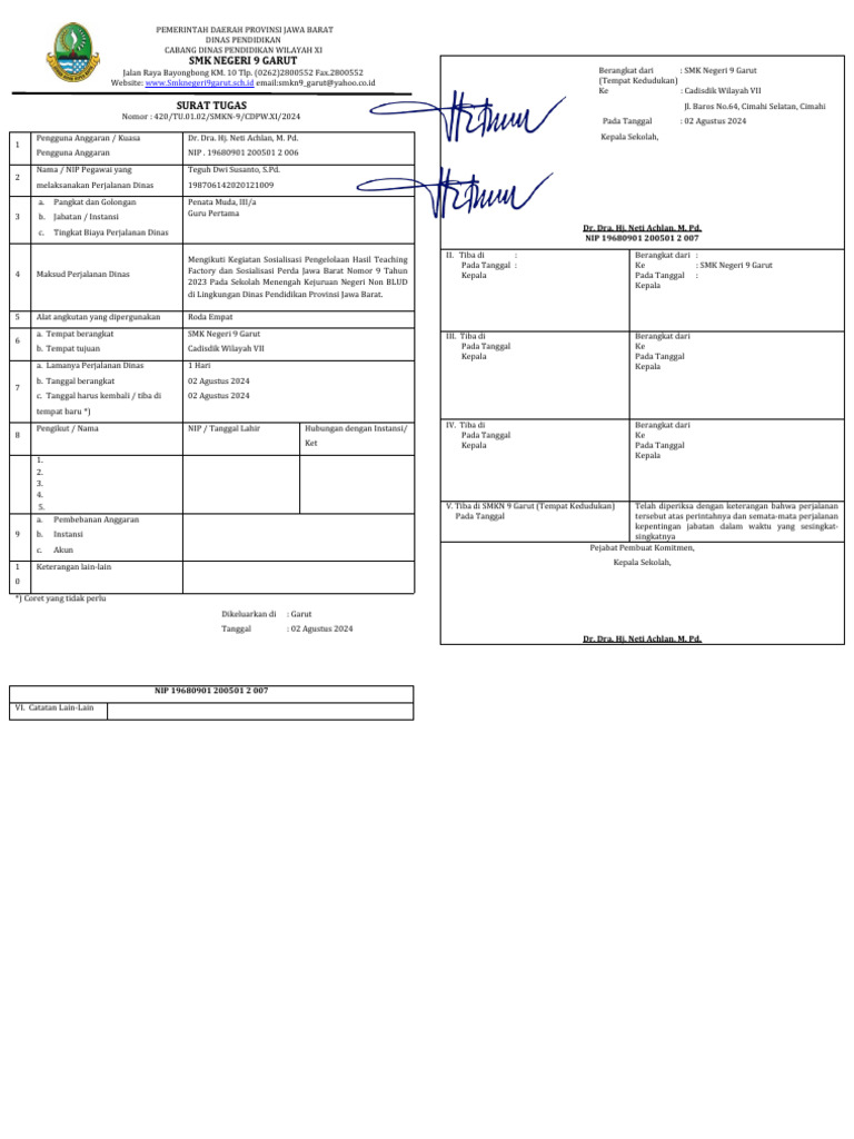 SPPD 02 Agustus 2024 | PDF