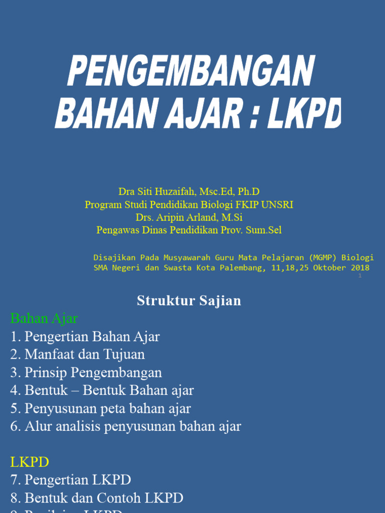 Pengembangan-Bahan-Ajar LKPD OKE HUZAI EDIT | PDF