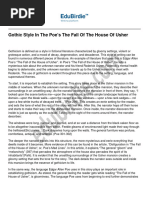 My Introduction To Gothic Literature | PDF