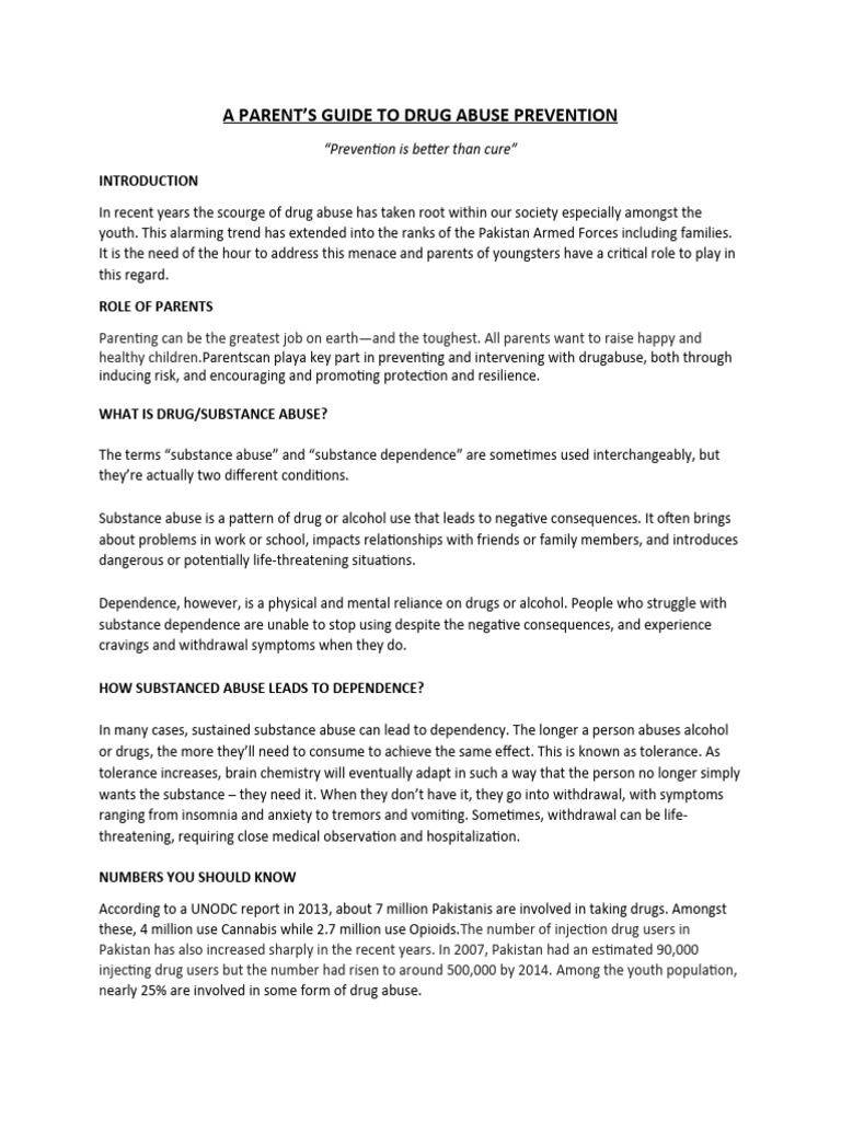 Substance abuse | PDF | Substance Abuse | Substance Dependence