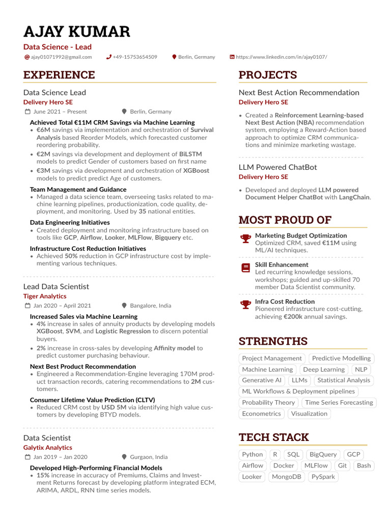 cv_v2.1 | PDF | Machine Learning | Customer Relationship Management