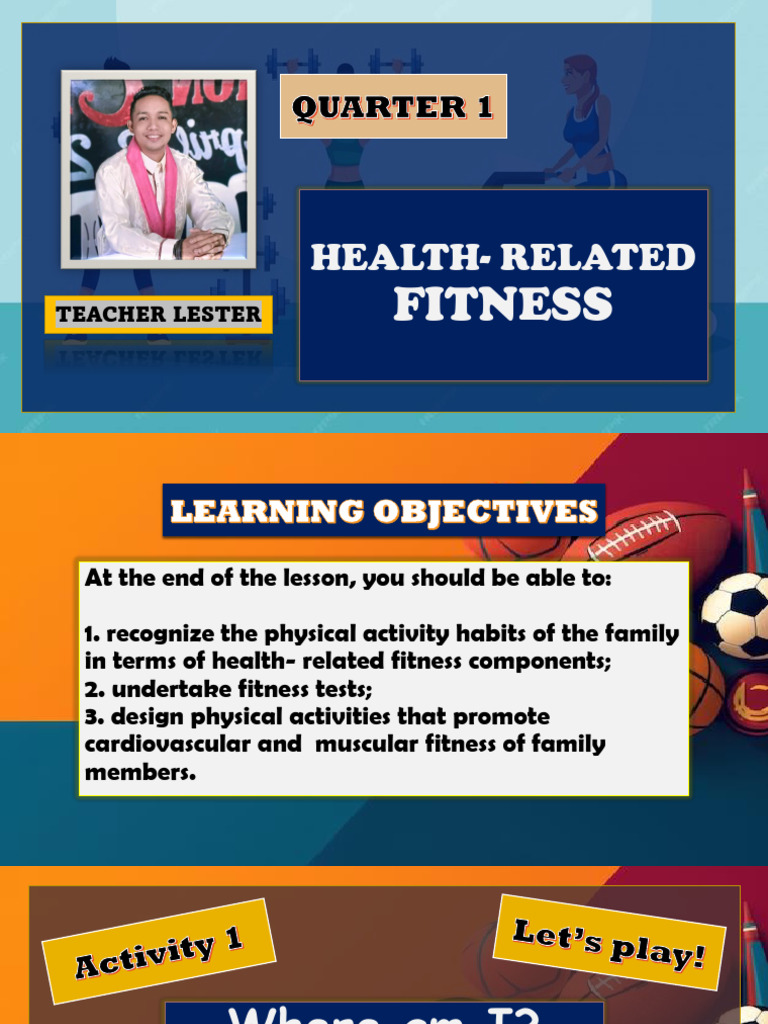 q1 Health Related Fitness | PDF | Physical Fitness | Flexibility (Anatomy)