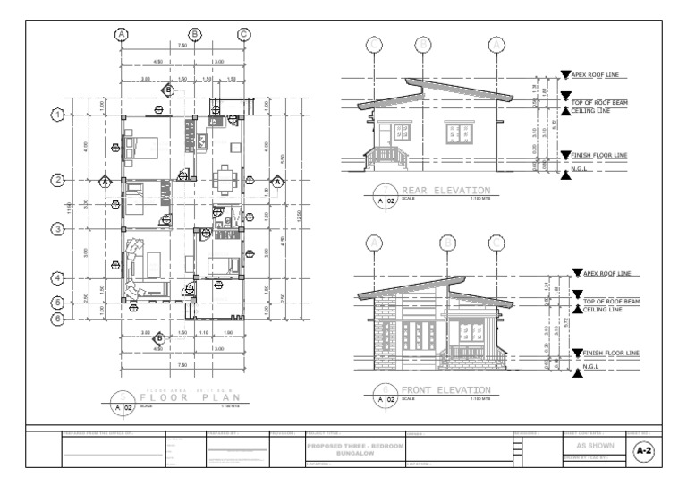 Floor-Plan-Model | PDF | Residential Buildings | Tourist Attractions