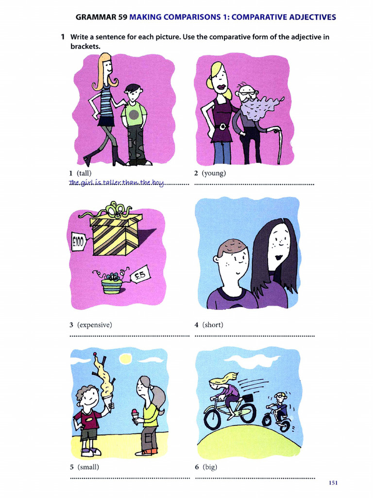 Adjectives - Comparison | PDF