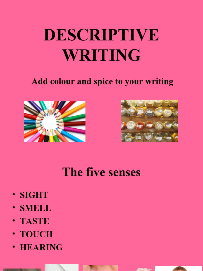 DESCRIPTIVE WRITING Final | PDF | Adverb | Verb