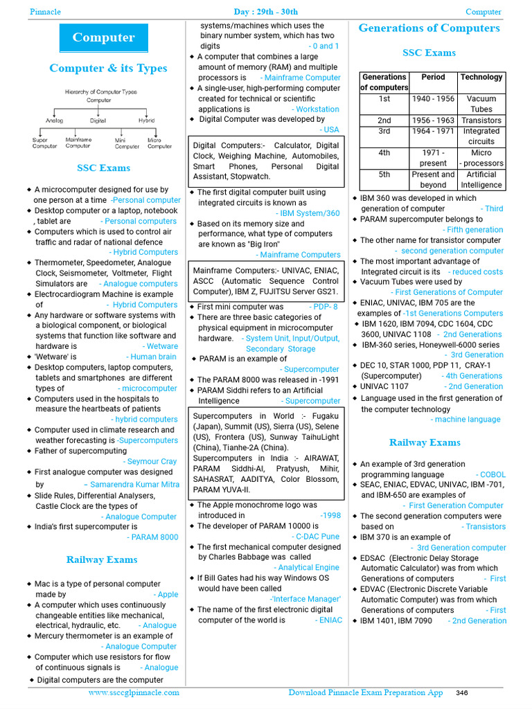 Computer | PDF | Printer (Computing) | Central Processing Unit