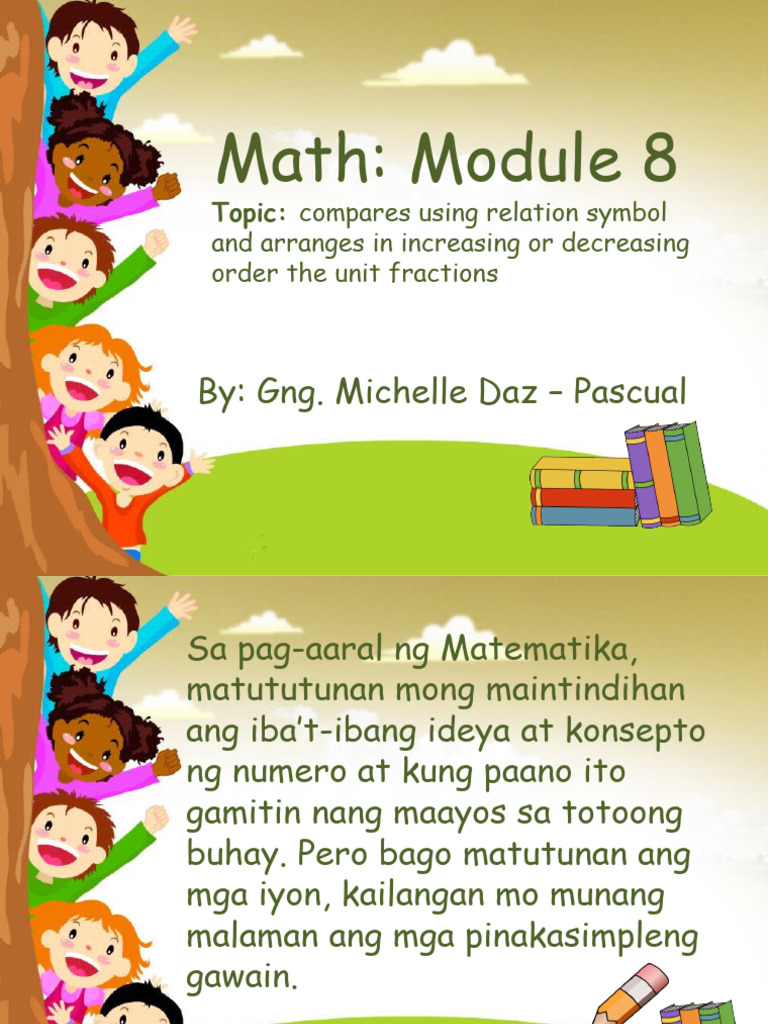 3rdgrading - Math - Module8 - Compares Using Relation Symbol | PDF