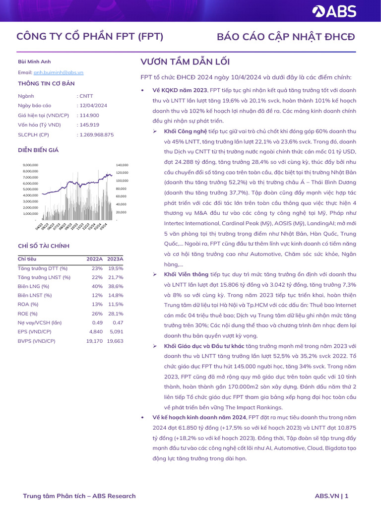 FPT Cap Nhat DHCD Vuon Tam Dan Loi - 20240415105608 | PDF