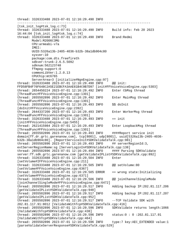 ffrtc_log | PDF | Internet Architecture | Network Protocols