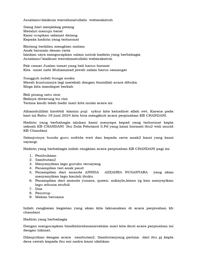 Teks MC | PDF