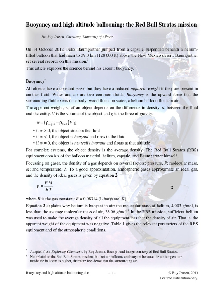 Buoyancy | PDF | Buoyancy | Mechanical Engineering