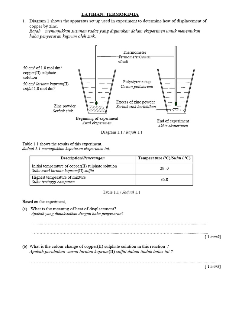 Rajah Menunjukkan Susunan Radas Yang Digunakan Dalam Eksperimen Untuk ...