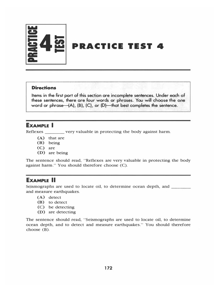 TOEFL (PRACTICE 04) | PDF | Earth Sciences