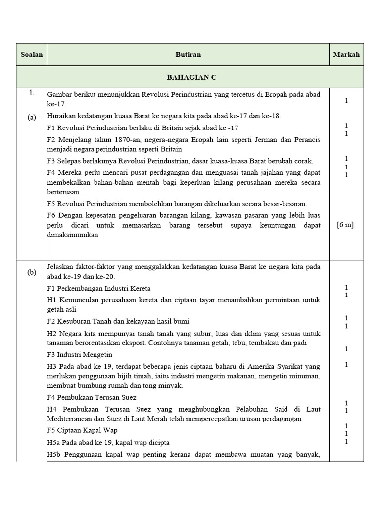 Skema Soalan C | PDF