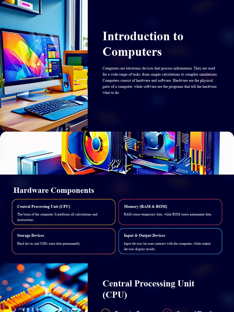 Introduction-to-Computers | PDF | Solid State Drive | Computer Data Storage