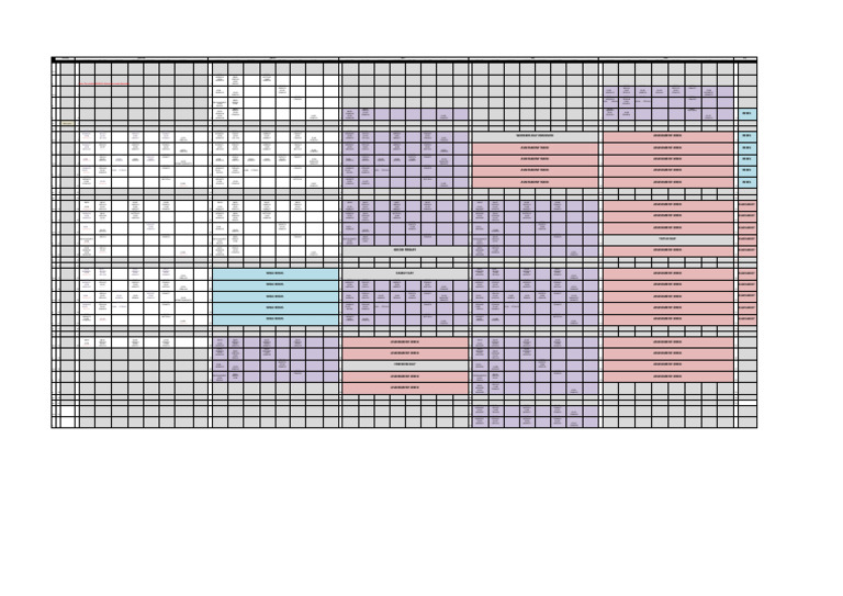 FENG Time Table 2022 Rev March | PDF