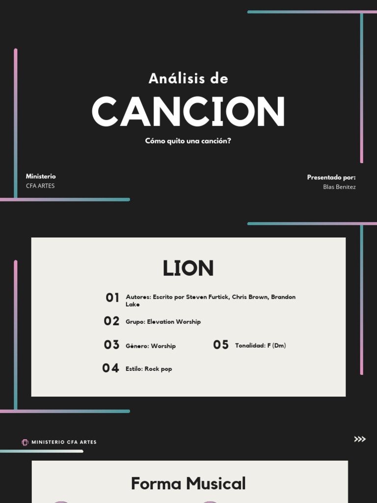 Analisis de Canciones Cfa Voces | PDF | Canciones | Elementos de la música
