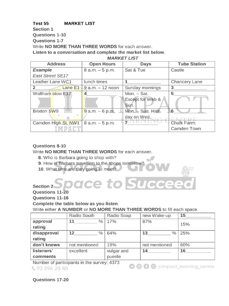 Impact Mock Test 125 | PDF
