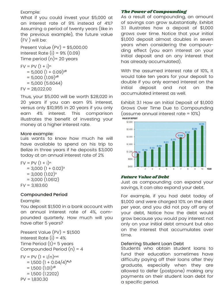 BAEL (4) | PDF | Interest | Present Value