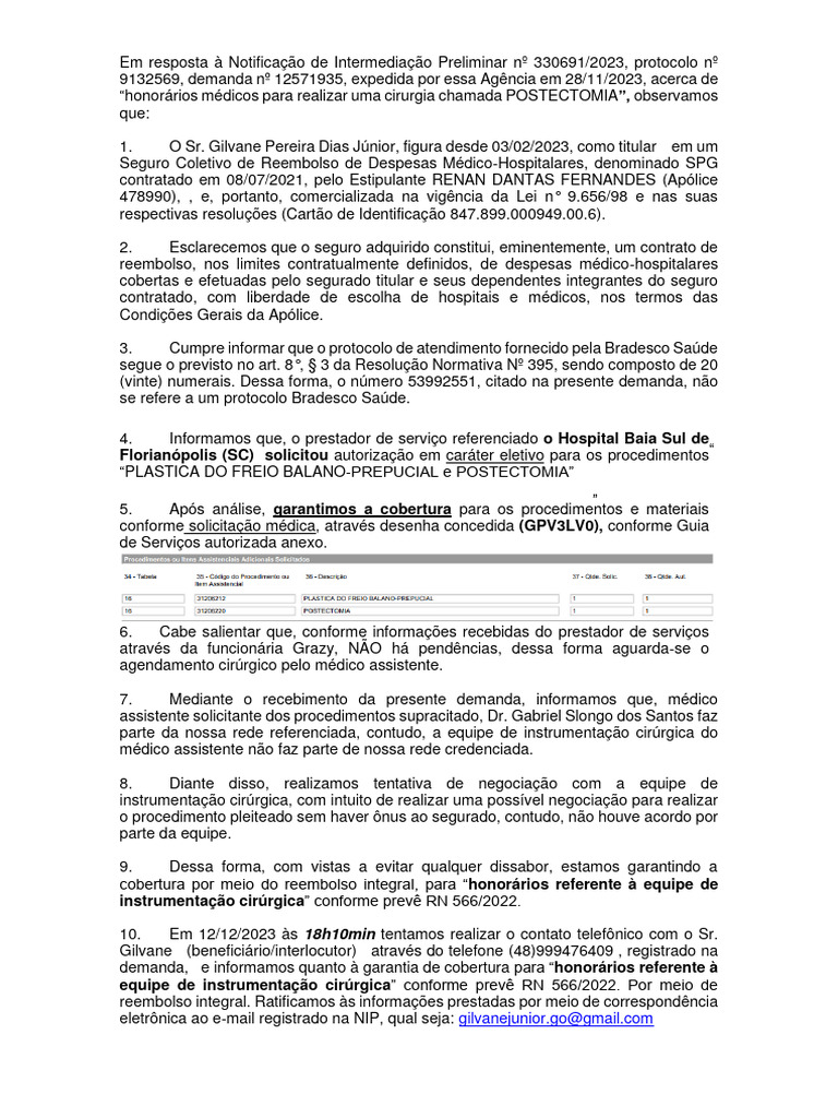 1 Resposta Da NIP | PDF