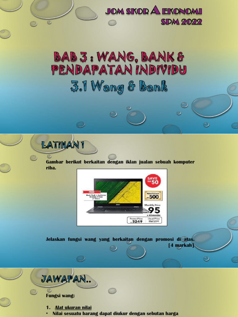 Latihan Eko Bab 3 | PDF