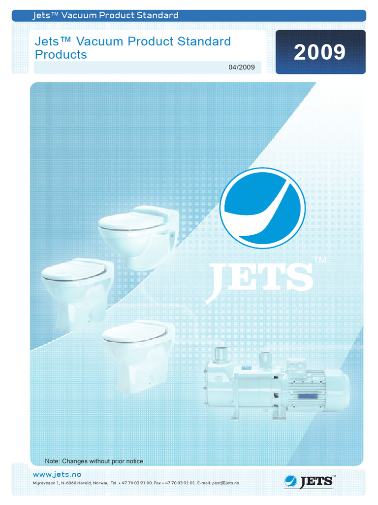 JETS - Products (2009) | PDF | Pump | Electric Motor