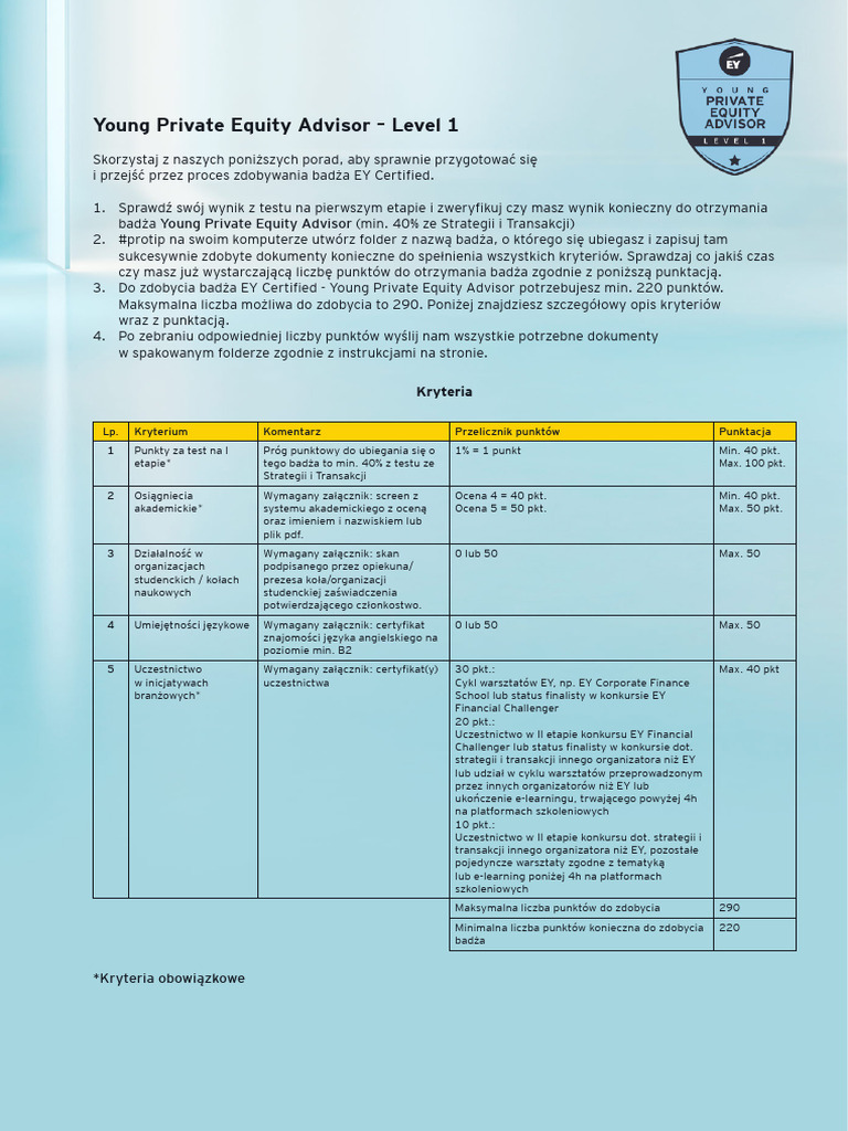 EYCertified SaT LEVEL 1 | PDF