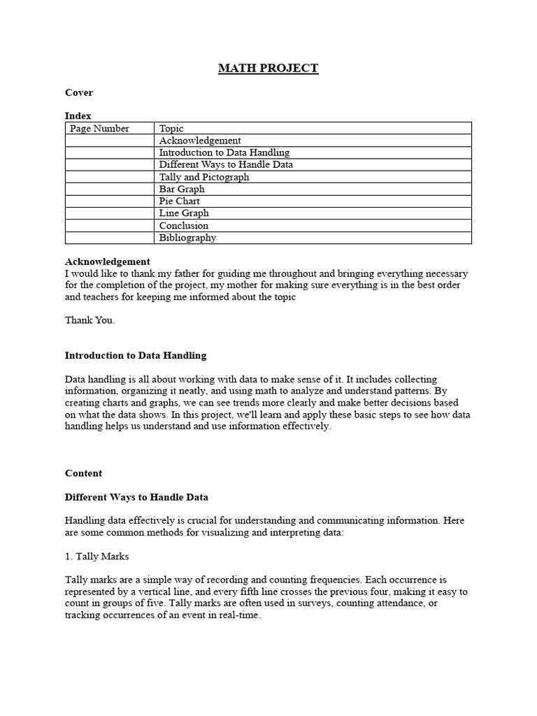 Math Project 5th | PDF | Cartesian Coordinate System | Chart