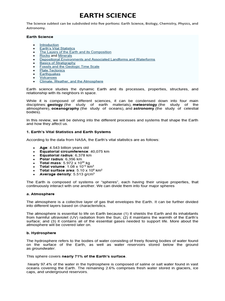 Science 1 | PDF | Plate Tectonics | Earthquakes