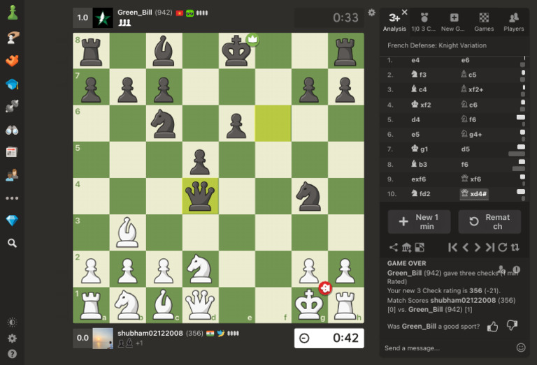 Free Online 2-Player Chess Match | PDF | Chess | Chess Theory