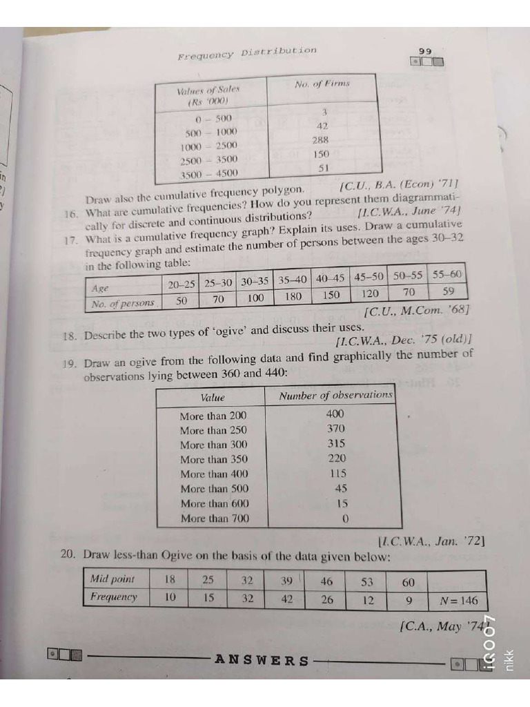 Statistics HW | PDF