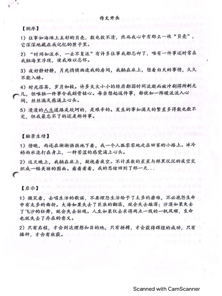 Chinese Notes | PDF