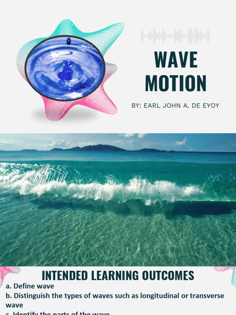 Wave Motion | PDF | Waves | Frequency