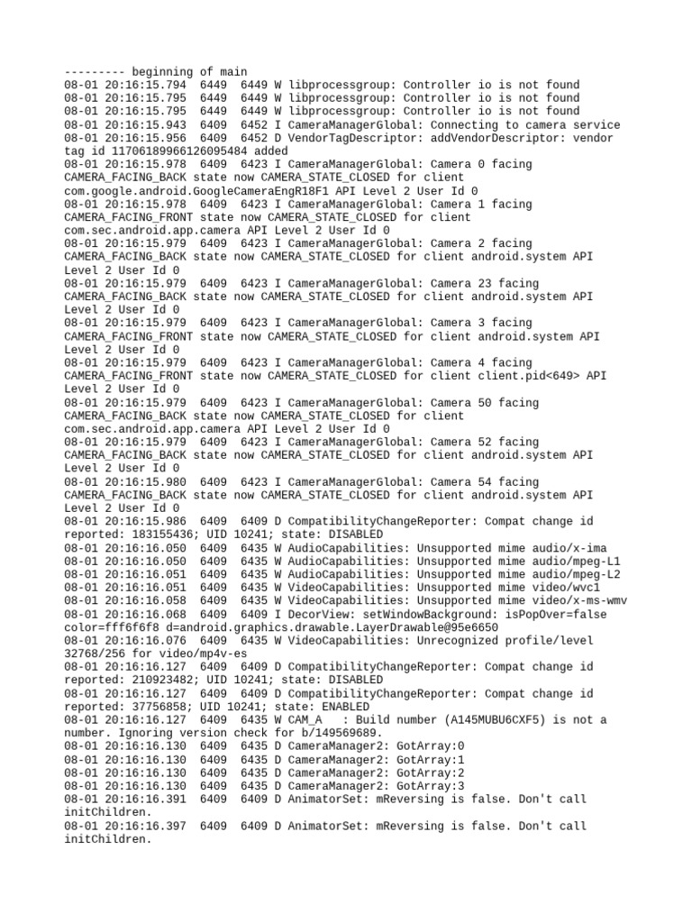 Log Cat 1722557775723 Pdf Java Programming Language Software Engineering