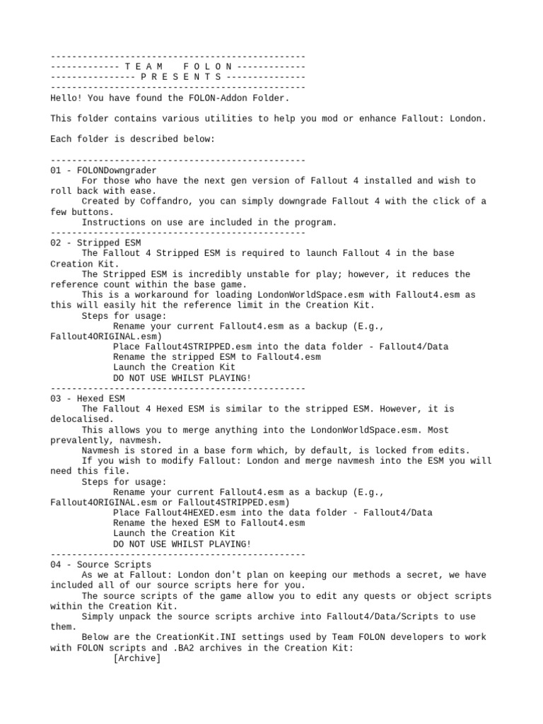 Folon Read Me | PDF | Computer File | System Software