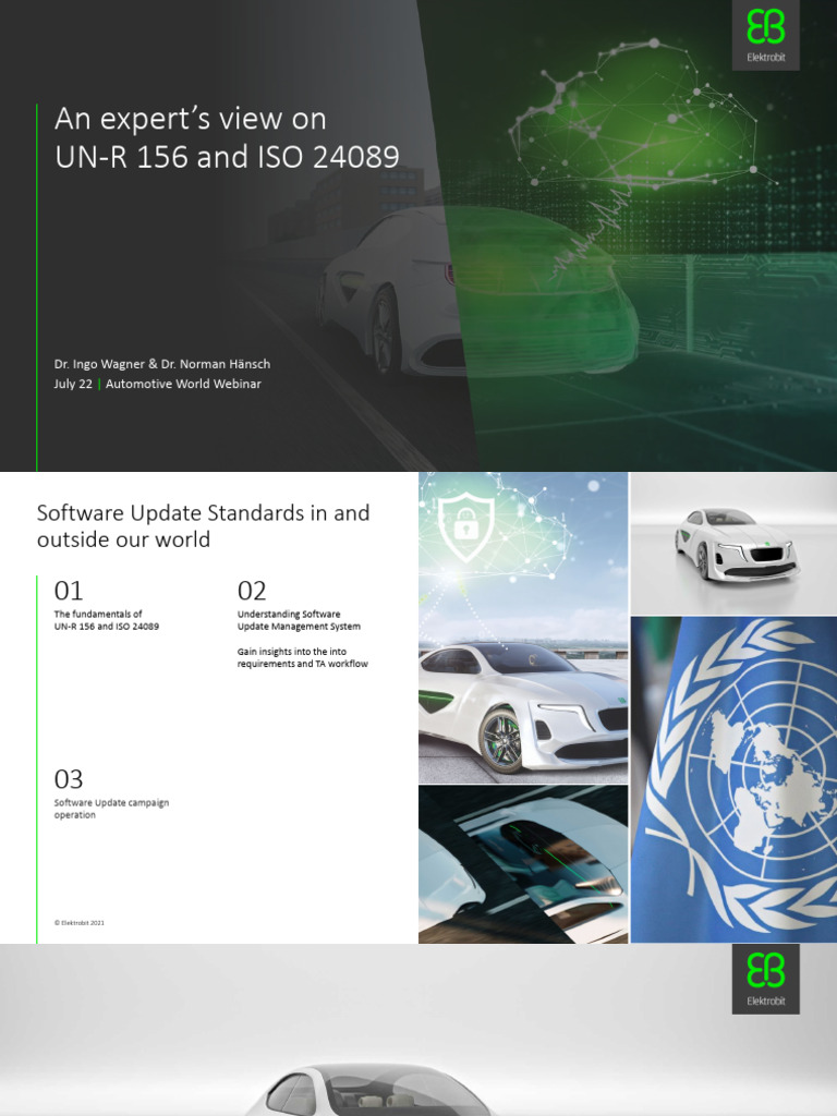 An Experts View on UN R 156 and ISO 24089 for Download | PDF | Computer ...