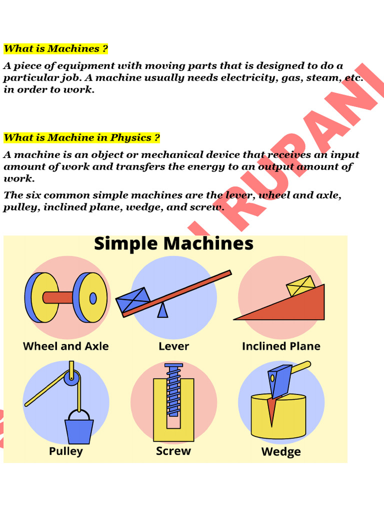 Machines | PDF | Lever | Machines