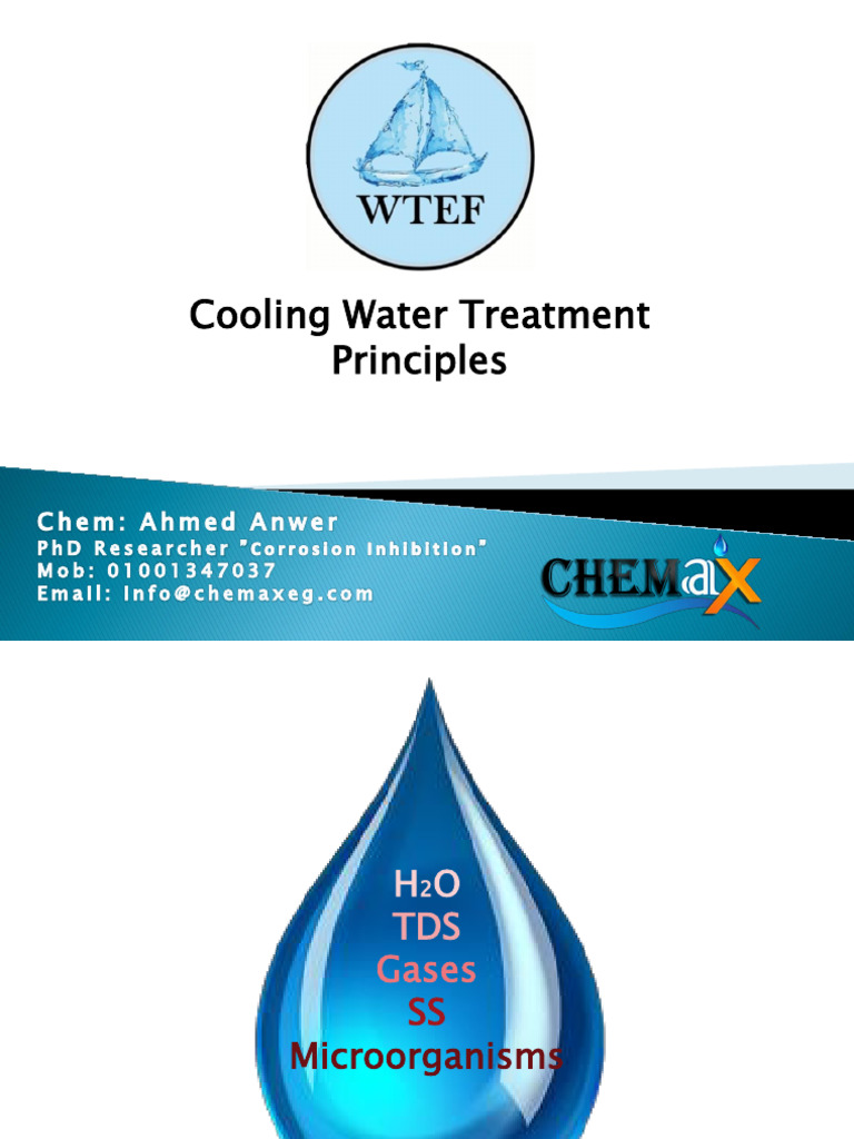 Cooling Water Treatment Principles Pdf Corrosion Iron