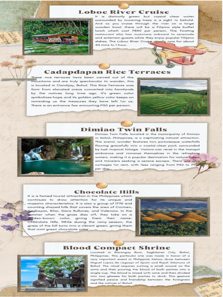 5 Tourist Destinations | PDF