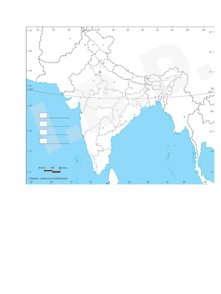 Indian Political Map | PDF