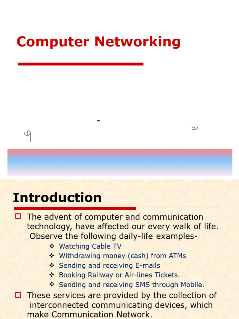 Networking 2020 Cs by Monika | PDF | Computer Network | Transmission Medium