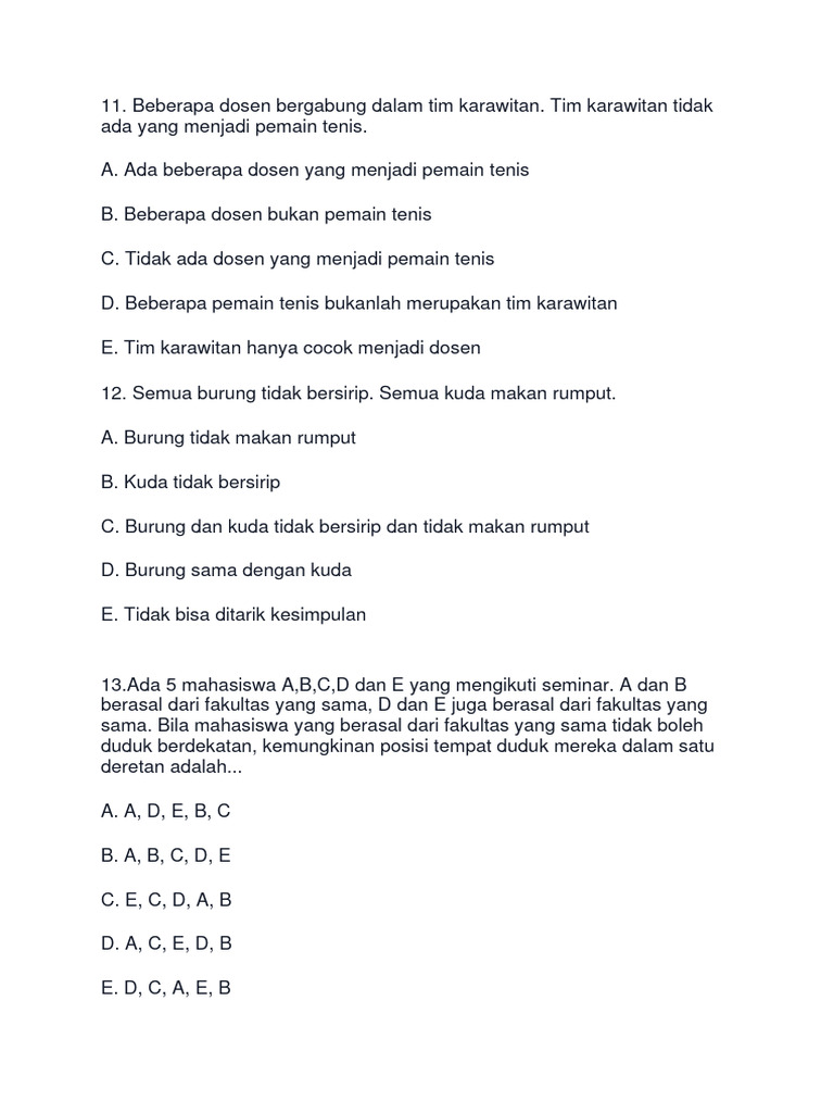 Silogisme 2 | PDF | Seni & Disiplin Bahasa