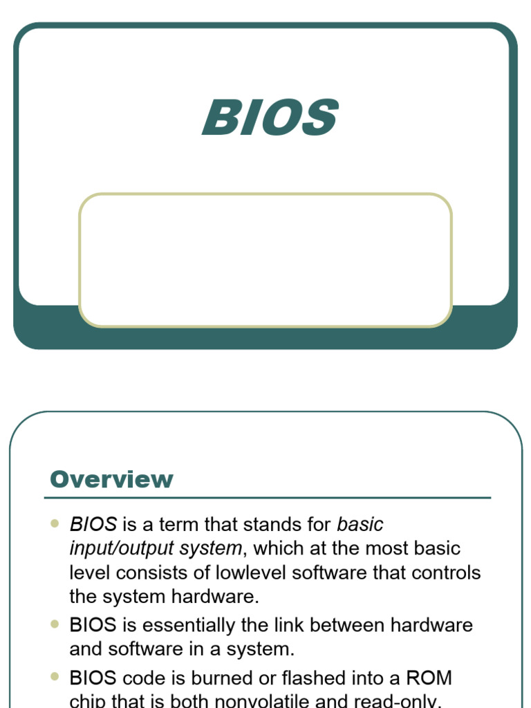 Hid 05-BIOS | PDF | Bios | Booting