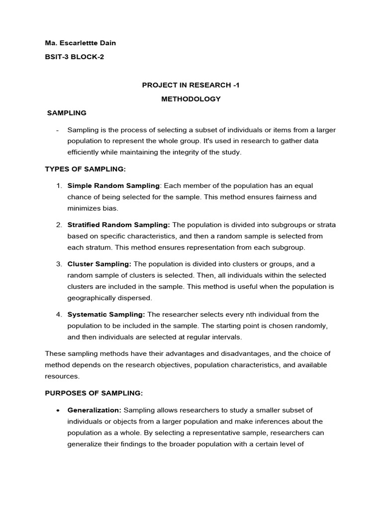 Raymundresearch 1 | PDF | Sampling (Statistics) | Methodology