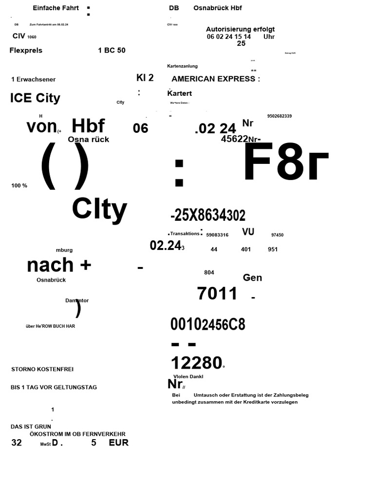 Invoice DB - Euro 28,95 (Amex) | PDF