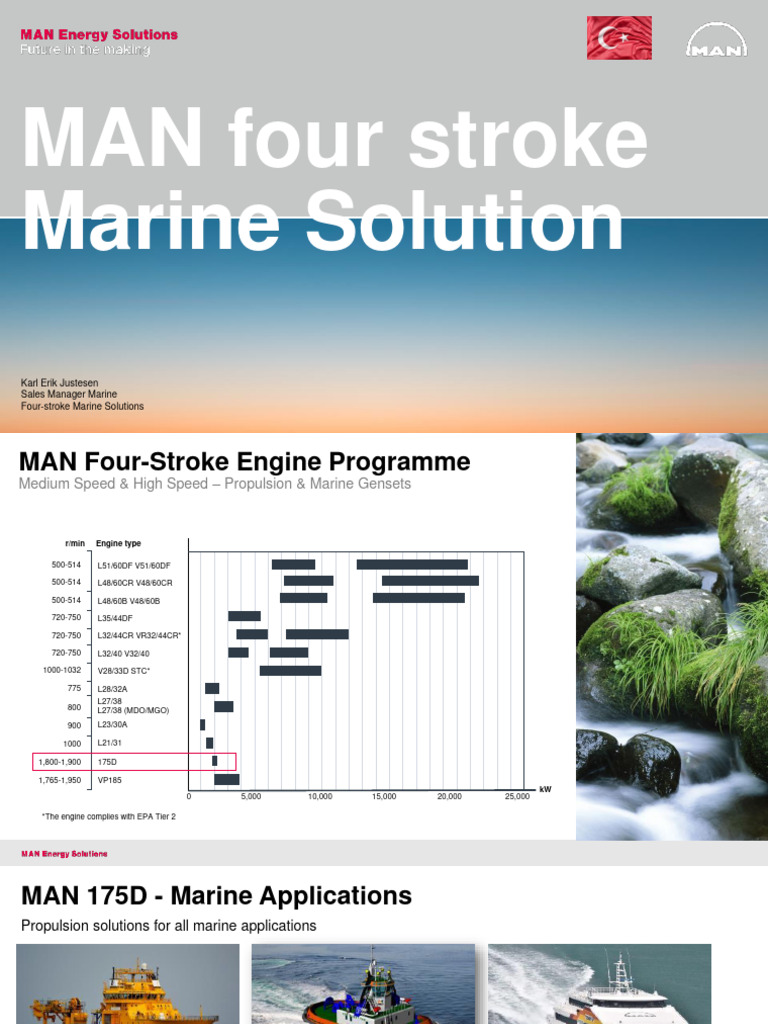 MAN 4 Stroke Product Presentation | PDF | Diesel Engine | Marine Propulsion