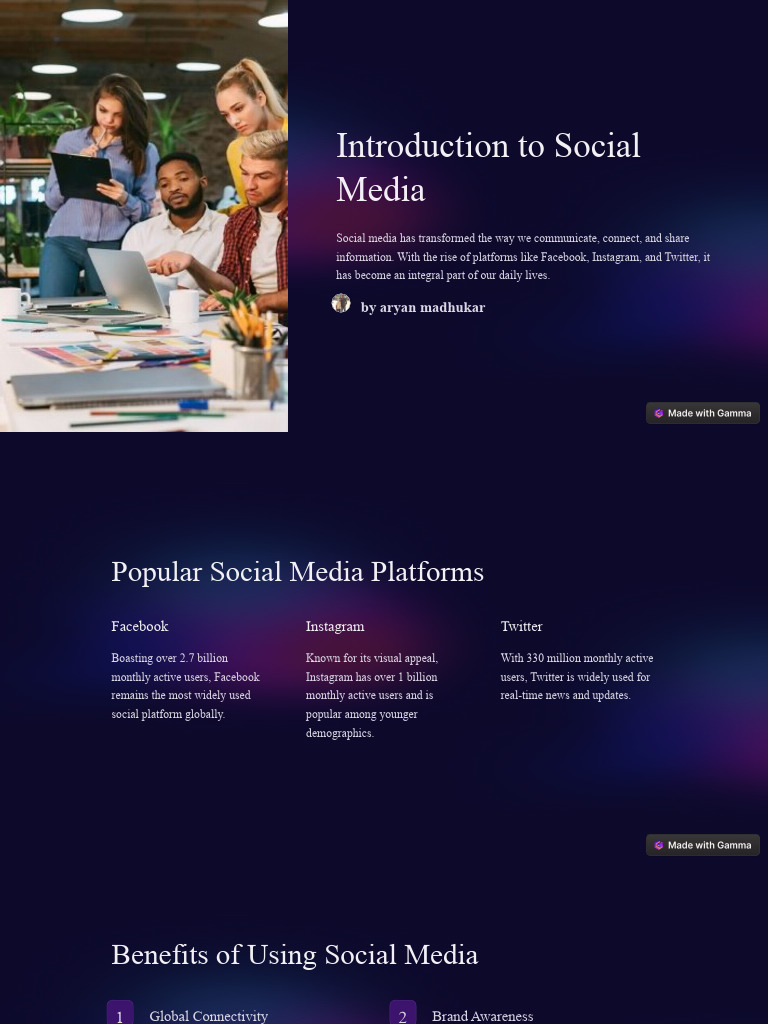 Introduction To Social Media | PDF | Popular Culture & Media Studies ...