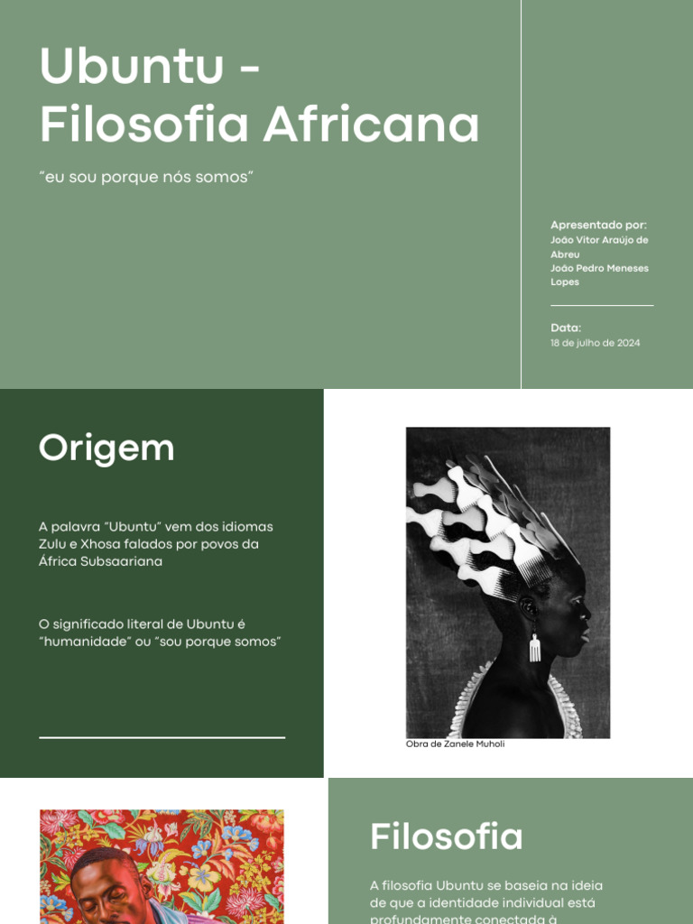 Ubuntu - Filosofia Africana-1 | PDF | Educação em Artes Liberais