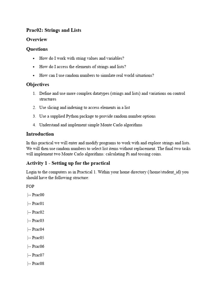 Fop Prac002 1 | PDF | String (Computer Science) | Control Flow
