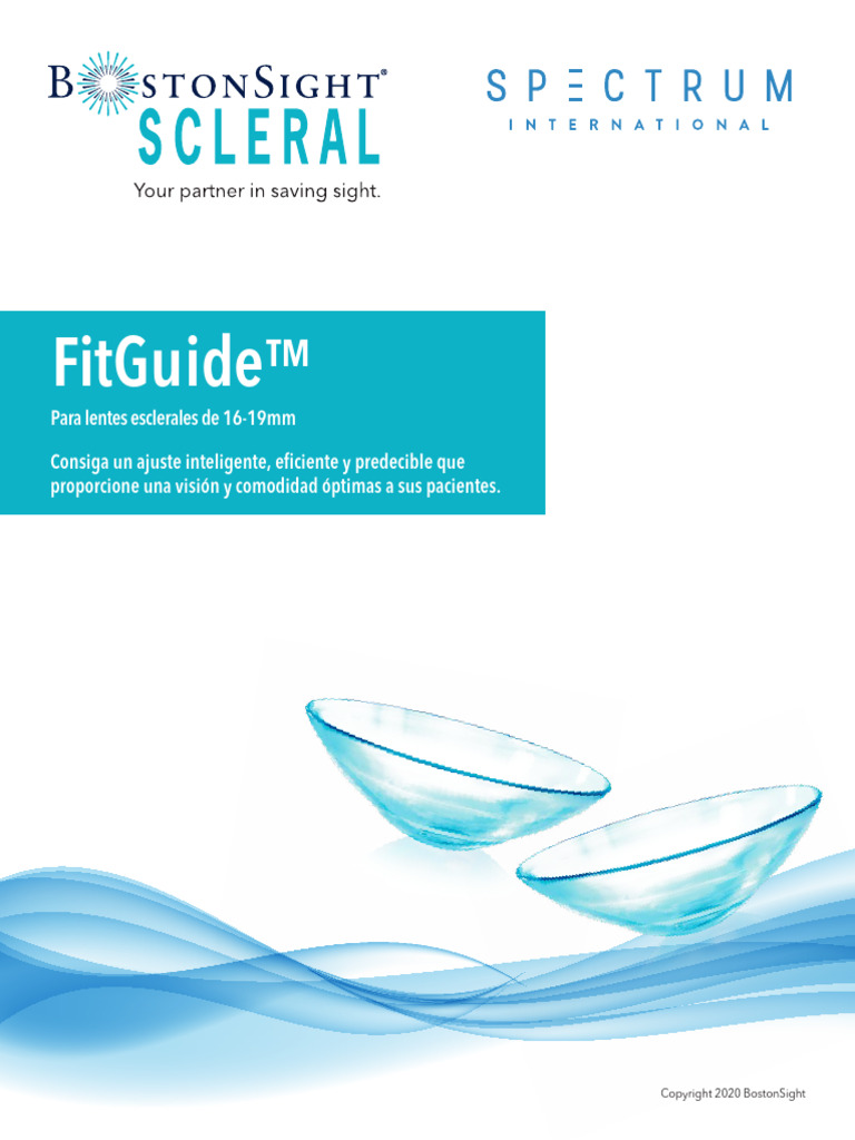 Guía de Adaptación BostonSight 16-19mm | PDF | Lentes | Óptica